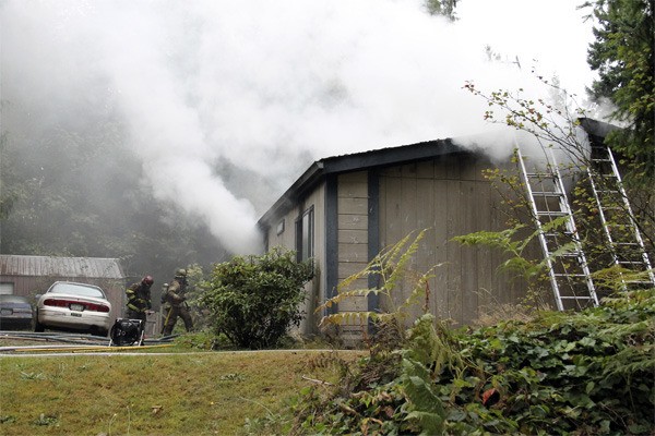 Occupants displaced, but no injuries in Hansville Road house fire ...