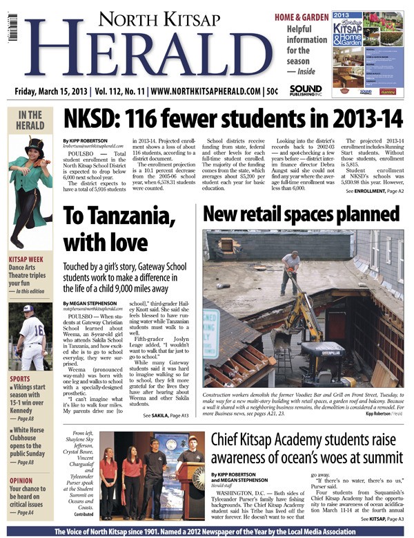 Top stories: Fewer NKSD students, Gateway helps Tanzanian school, Chief ...