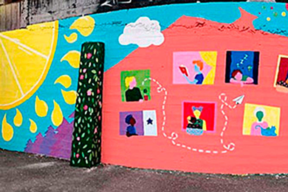 OC art students beautify West Bremerton with mural project | Kitsap ...