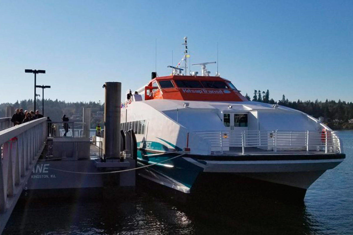 Kingston fast ferry to begin charging fares Jan. 2 | Kitsap Daily News