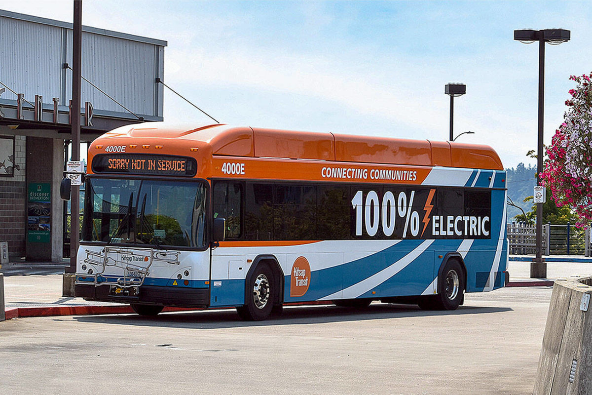 Kitsap Transit awarded $10.4 million from feds for 10 battery-electric ...