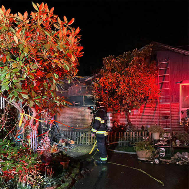 Home suffers significant damage in fire near Kingston | Kitsap Daily News