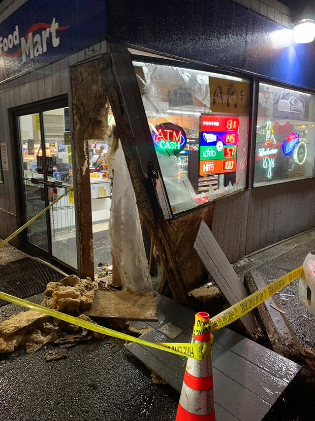 Woman injured after being rammed by car into building | Kitsap Daily News