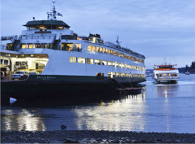 Ferry returns; fuel contamination led to grounding | Kitsap Daily News