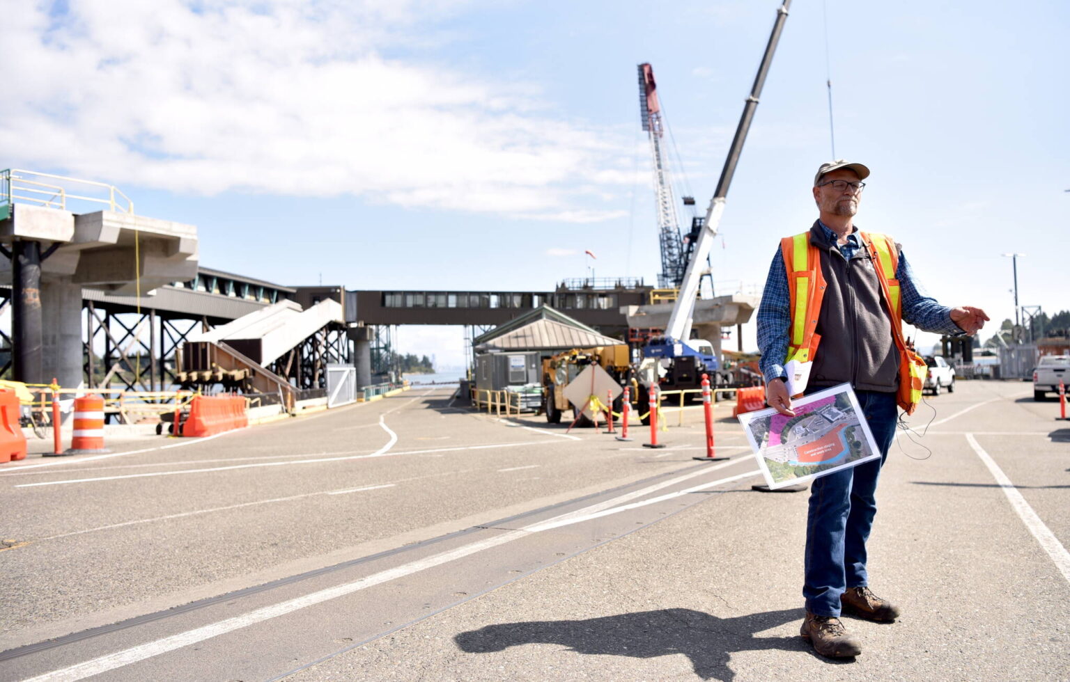 Ferry spans set to go into place on BI | Kitsap Daily News