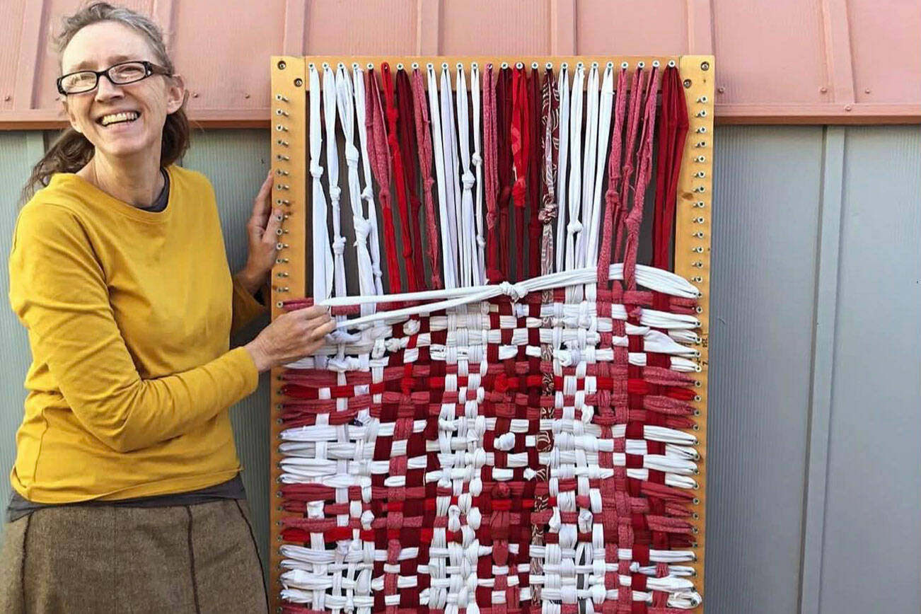 Artist turns unwanted clothing into repurposed, sustainable art ...